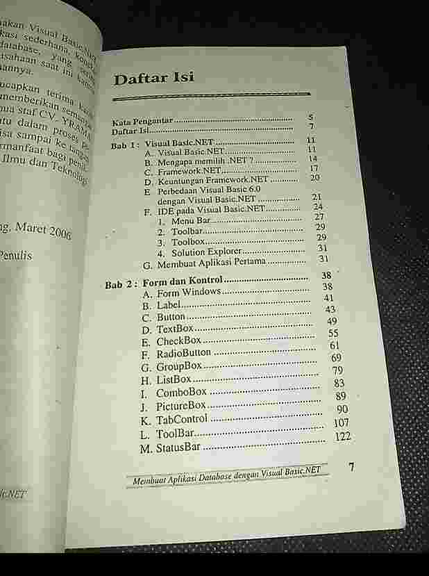Buku Membuat Aplikasi Database Dengan Visual Basic Net Oleh Eko Priyo